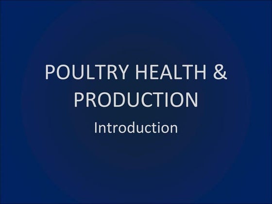 Demonstration of housing and layout plans for poultry [autosaved] | PPTX