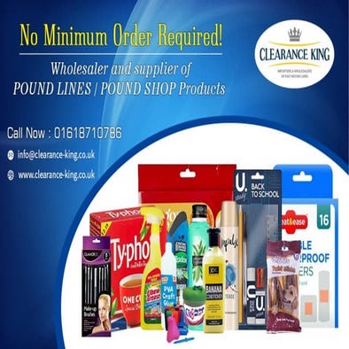 Discount Wholesale Pound lines/pound shop supplier in UK | PDF