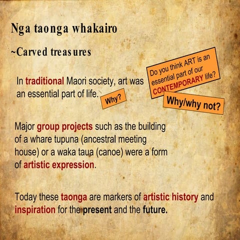 Poupou & whakairo | PPT