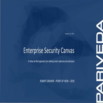 POV - Enterprise Security Canvas | PDF