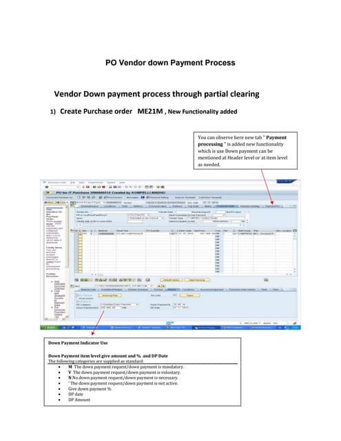 Down payment request from sd side | DOCX