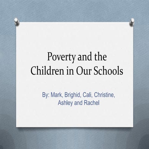 Poverty Presentation | PPTX