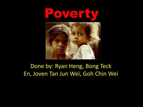 Poverty slideshow | PPT