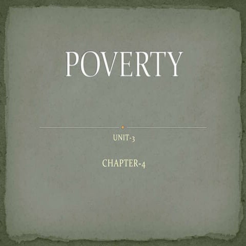 Poverty | PPT