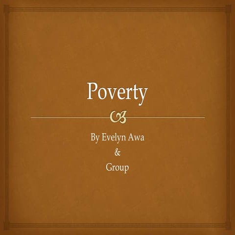 Poverty | PPTX