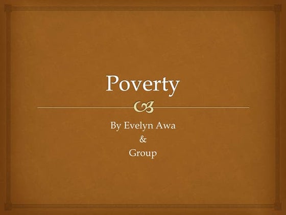 No poverty presentation | PPTX | Debated Sensitive Social Issues ...