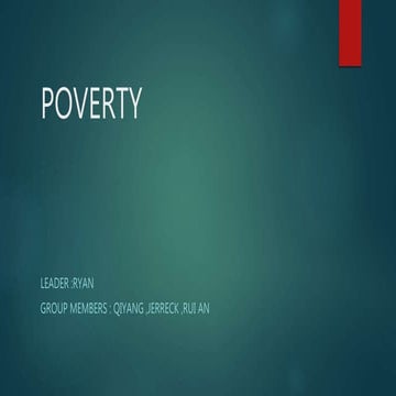 Poverty | PPT