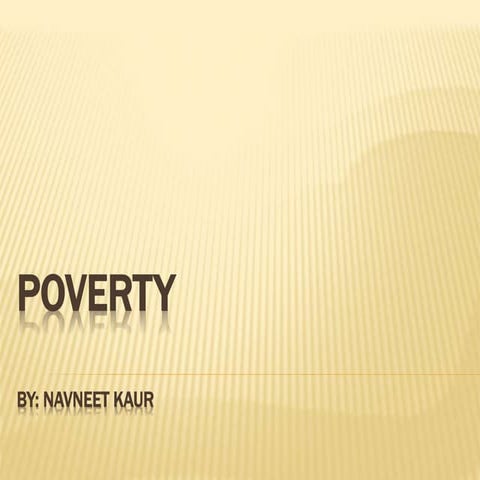 Poverty | PPTX