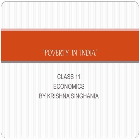 Poverty | PPT