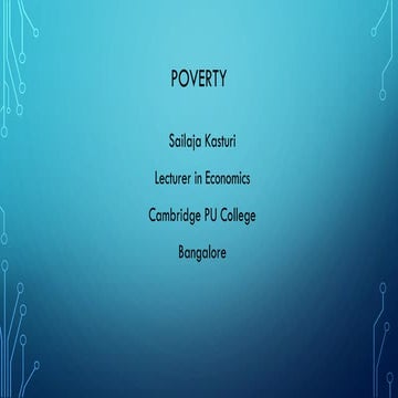 Poverty | PPT