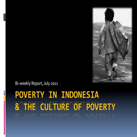 Poverty in-indonesia--the-culture-of-poverty-3 | PDF | Debated ...