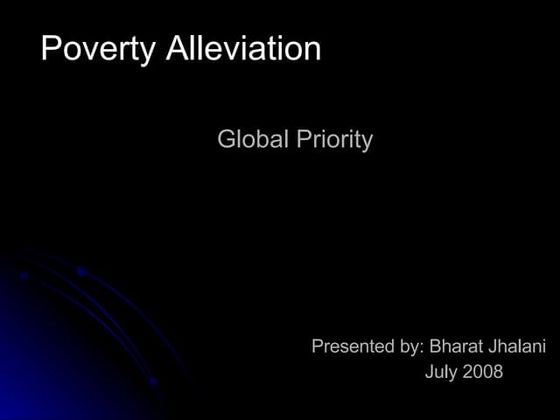 Poverty slideshow | PPTX