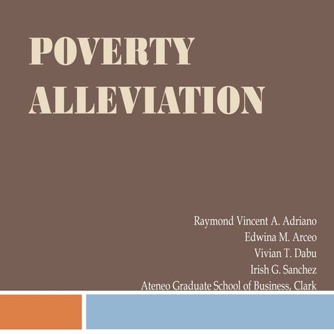 Poverty alleviation | PDF