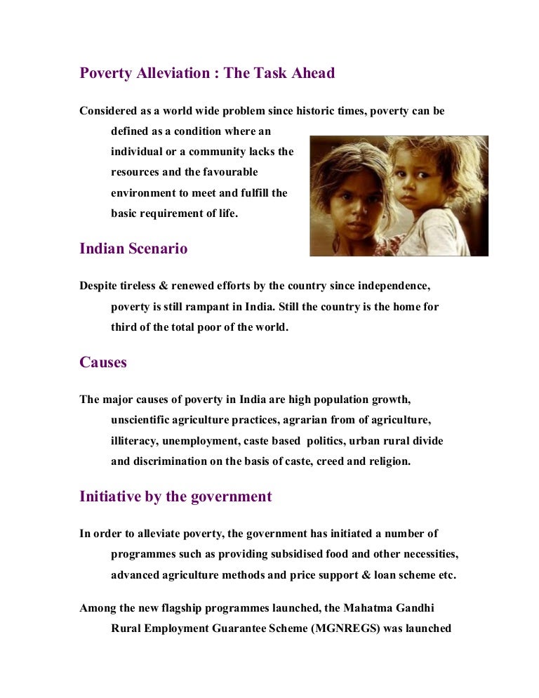 Poverty alleviation by vvr ias