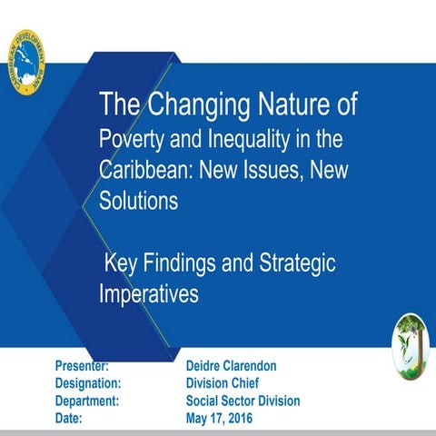 Poverty and Inequality in the Caribbean - Key Findings | PPT
