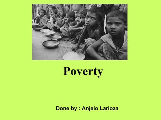 Poverty slideshow | PPT