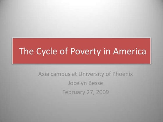 Poverty | PPT