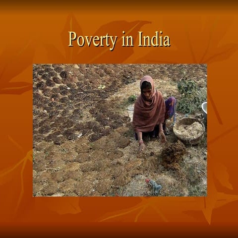 Poverty in india | PPT