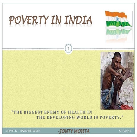 Poverty in India | PPT
