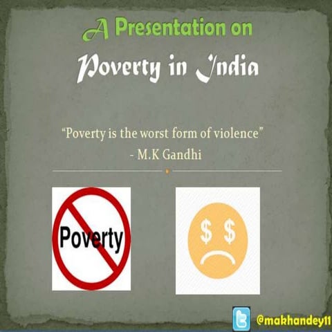 Poverty in India | PPT