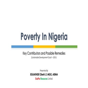 Poverty in Nigeria | PDF