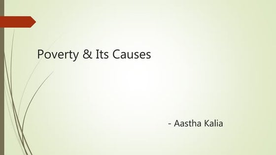 Poverty (1) | PPTX | Debated Sensitive Social Issues | Sensitive Topics