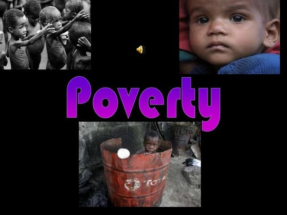 Poverty slideshow | PPTX