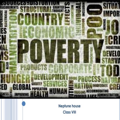 Poverty presentation manas | PPTX