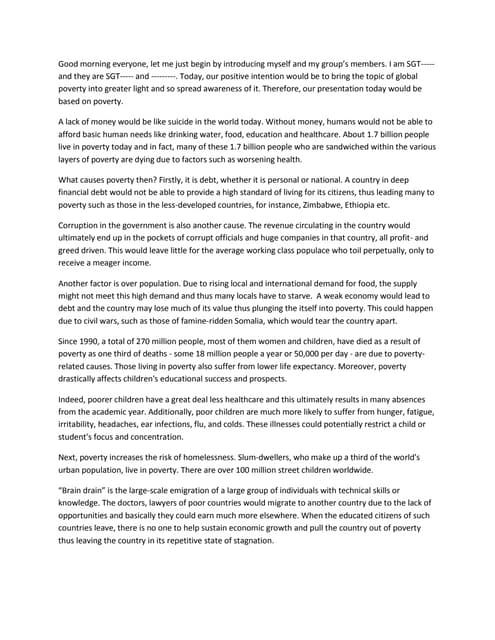 Earth day skit | PDF