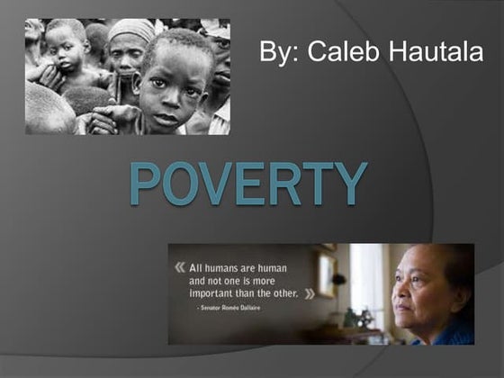 No poverty presentation | PPT