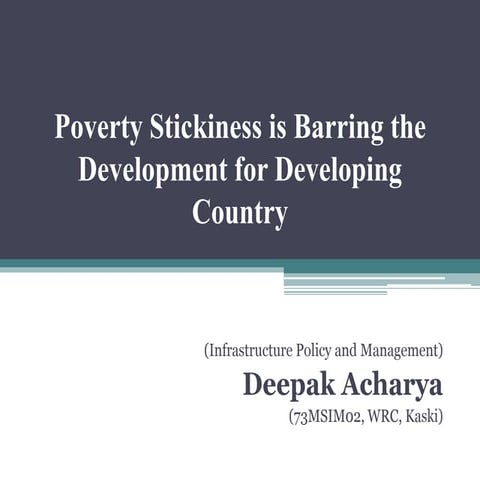 Poverty stickness | PPT