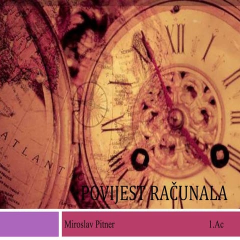 Povijest racunala | PPTX