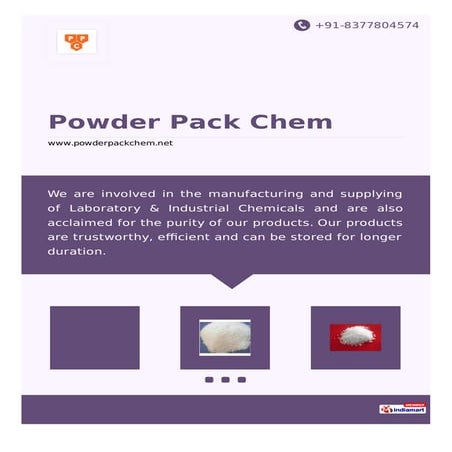 Powder pack-chem | PDF