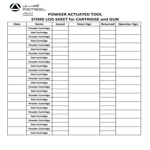Powder actuated tool | PDF