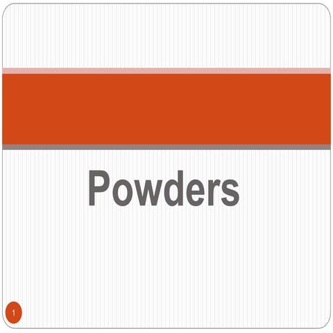 powders notes for pharmaceutics one-1.pptx