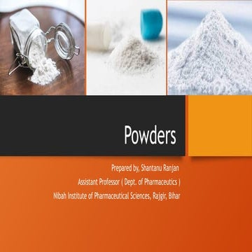 Powders | PPTX