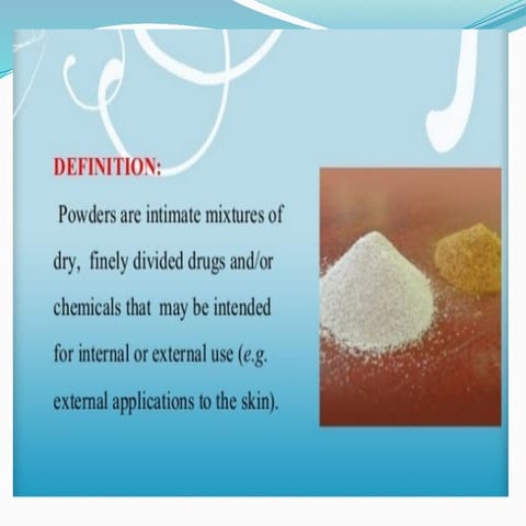 powders and granules.pptx. . | PPTX