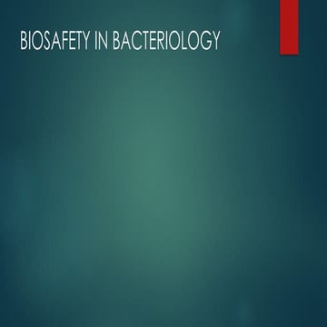 POWE.pptx biosafety biosecurity lecture notes | PPTX