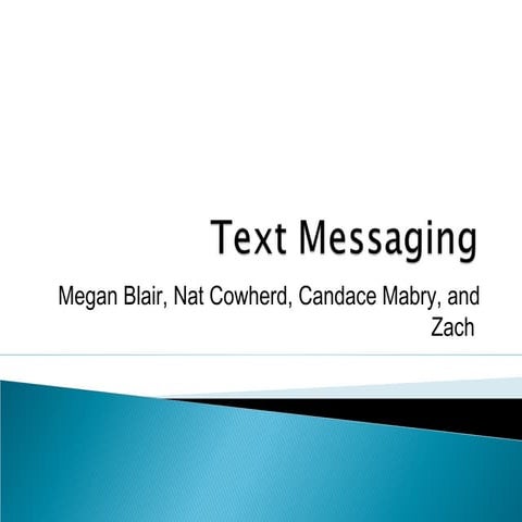 Texting Powerpoint | PPT