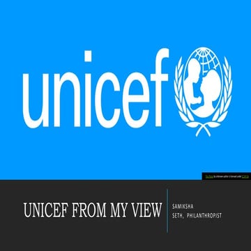 Unicef presentation | PPTX
