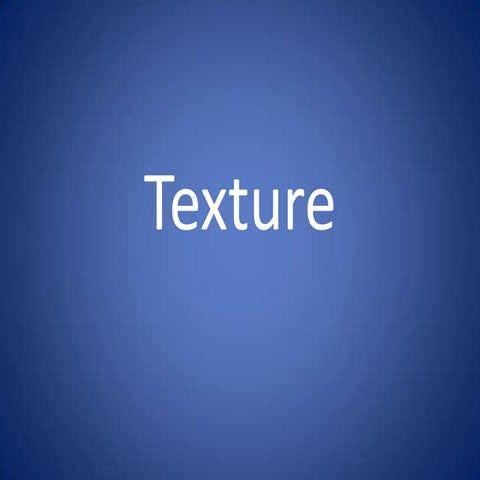 Texture | PPT