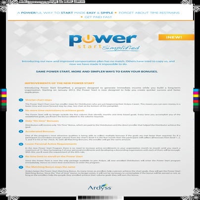 Power Start Simplified | PDF