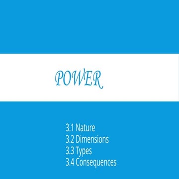 Module 3: POWER | PPTX