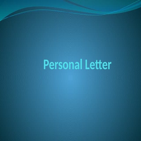 Personal letter personal letter personal letter.pptx