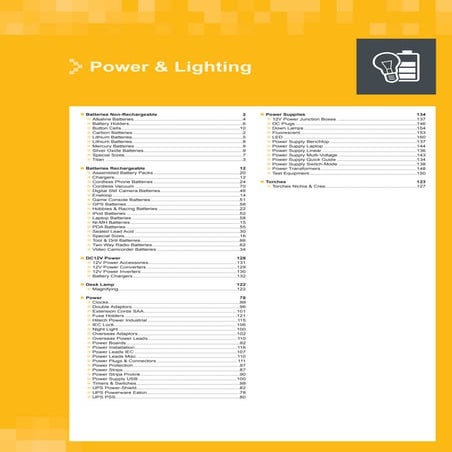 Power and lighting | PDF