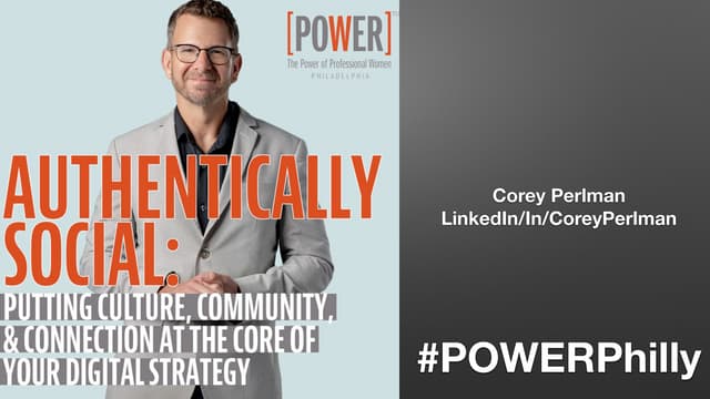 Authentically Social - by: Corey Perlman | PPT Authentically Social - by: Corey Perlman | PPT
