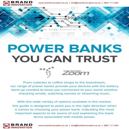 Power Bank Safety - Best Power Banks in South Africa | PDF
