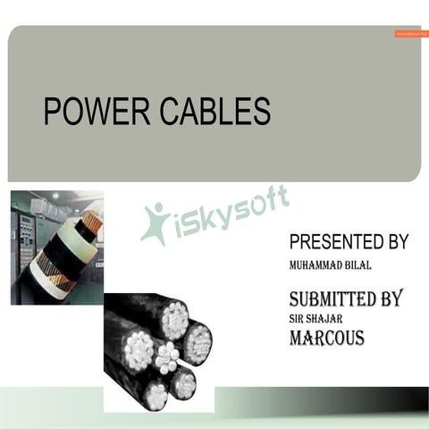 Power cables-160211193139 | PPT