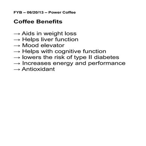 How To Make Power coffee | PDF