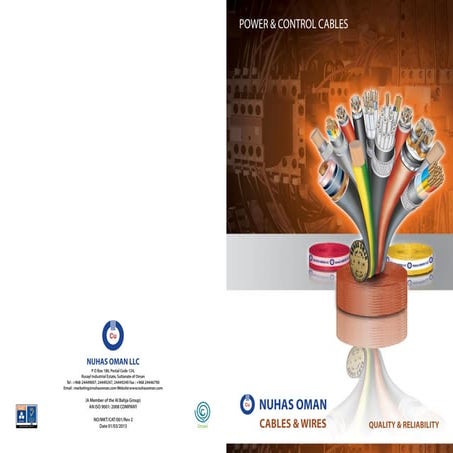 Power Control Cables - Nuhas Oman Catalogue | PDF